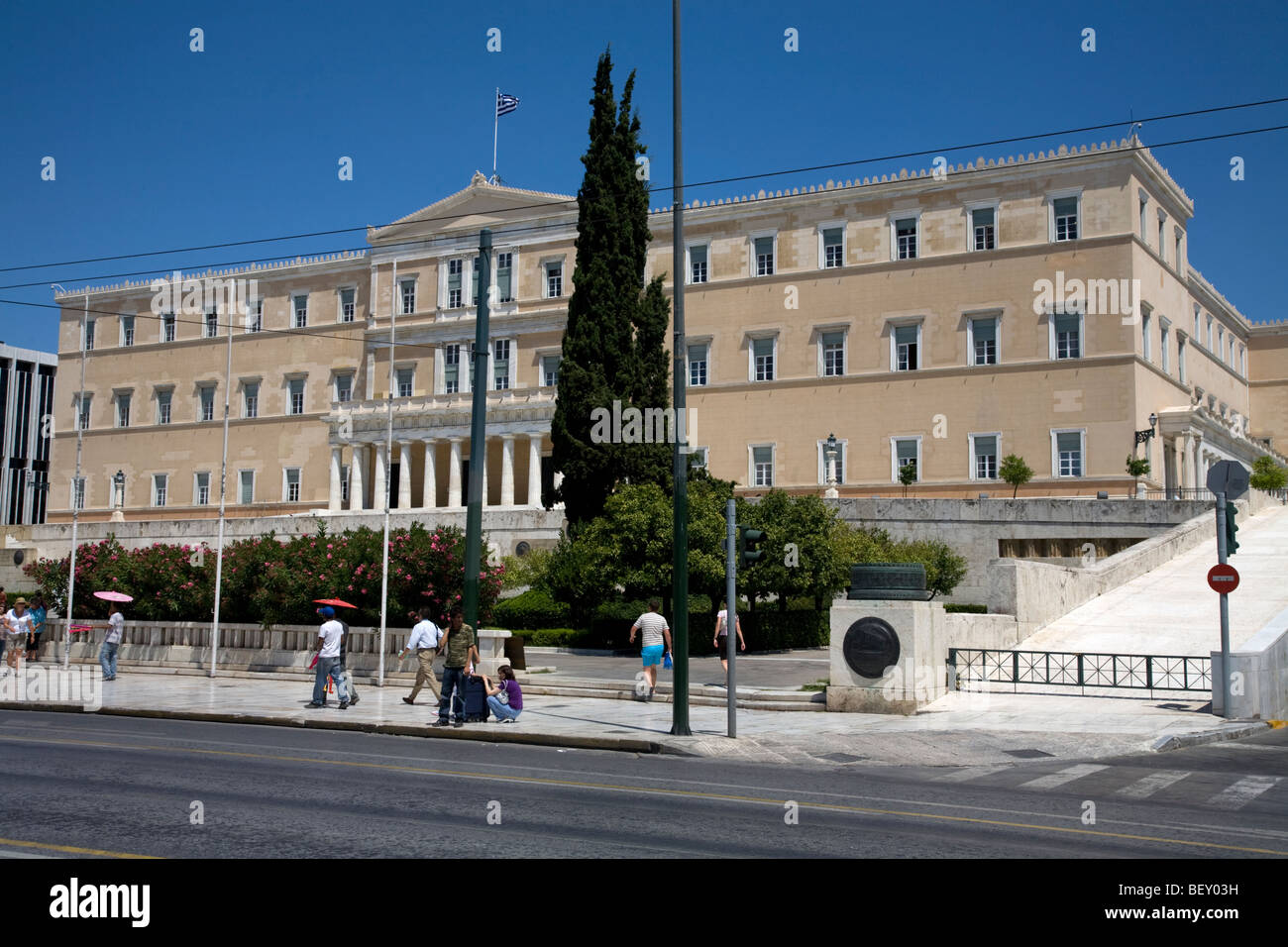 Vouli Parliament Building Syntagma Square Athens Greece Stock Photo - Alamy