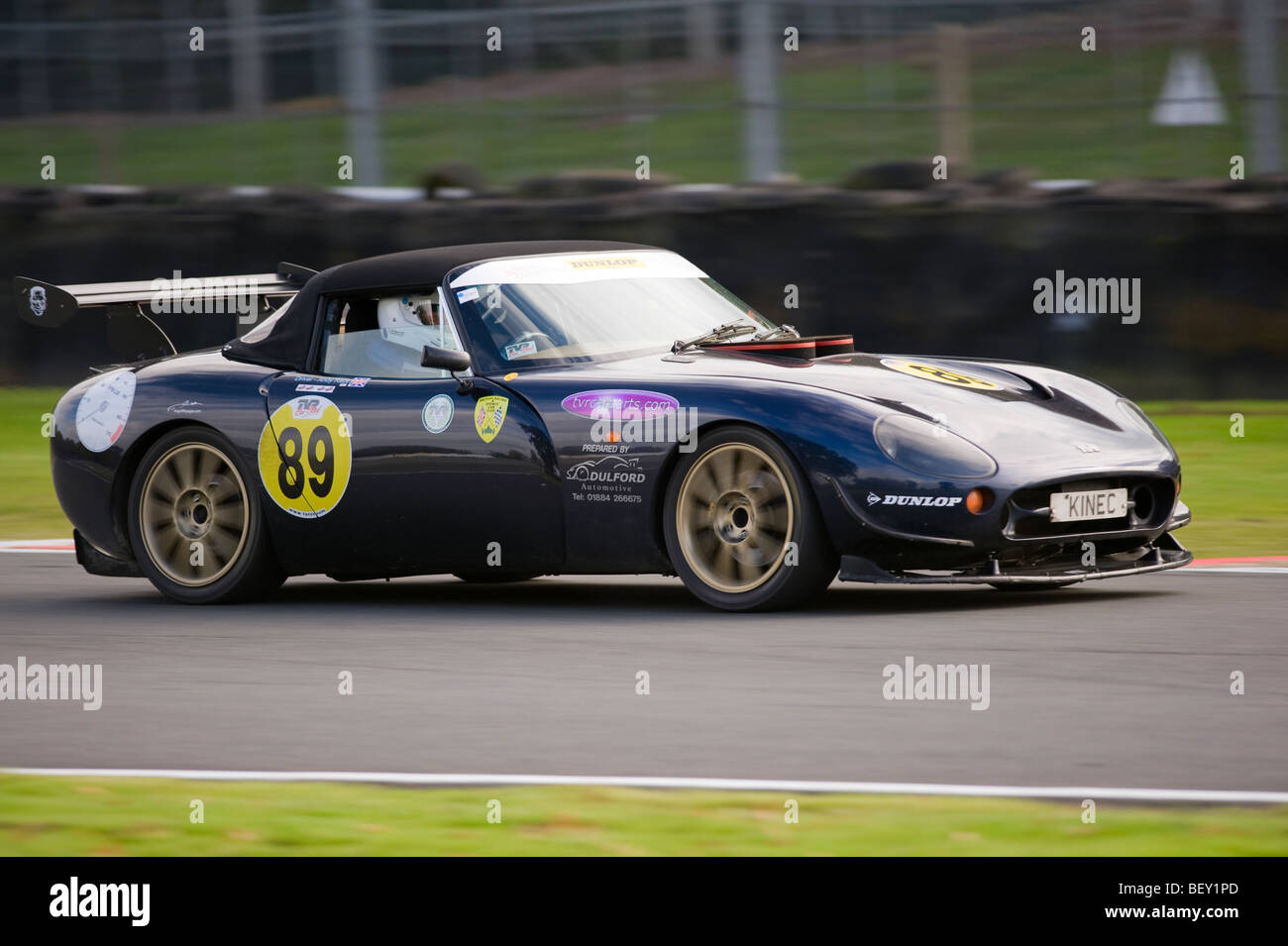 TVR Griffith Sports Racing Car On The Avenue At Speed at Oulton Park ...
