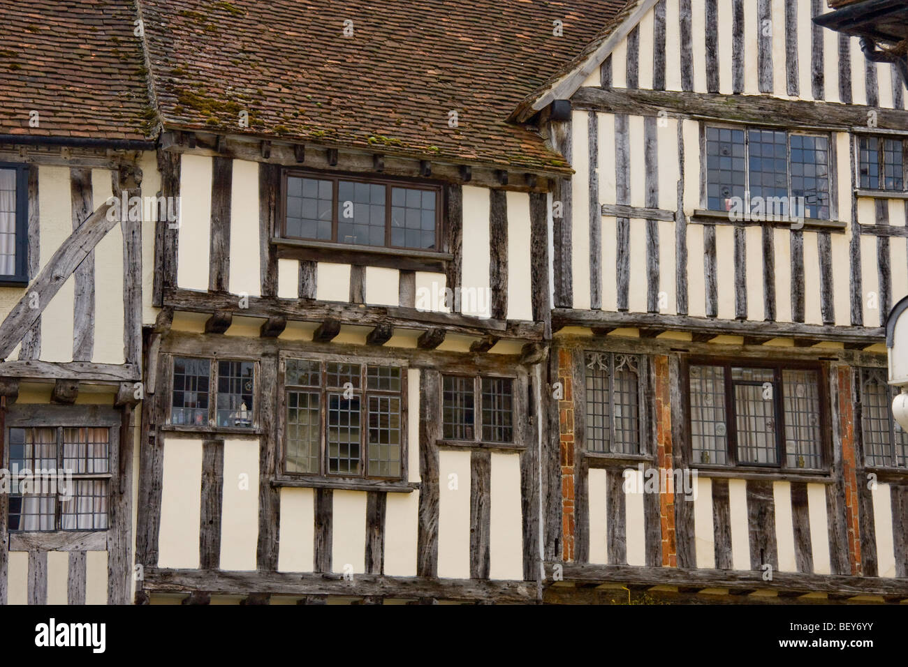 beamed houses in the village of Thaxted, Essex, England Stock Photo - Alamy