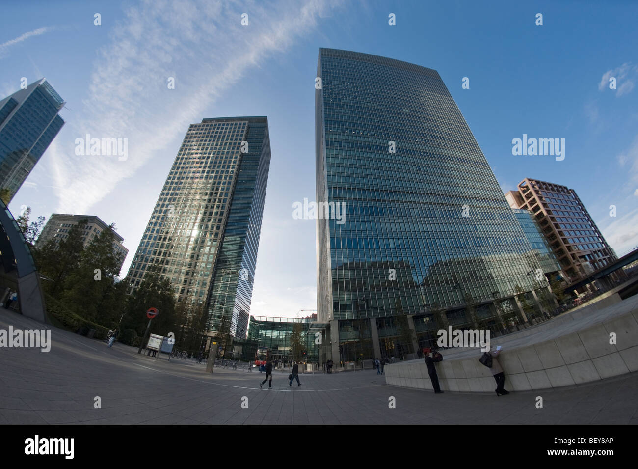 Canary Wharf high rise office buildings, London Stock Photo - Alamy