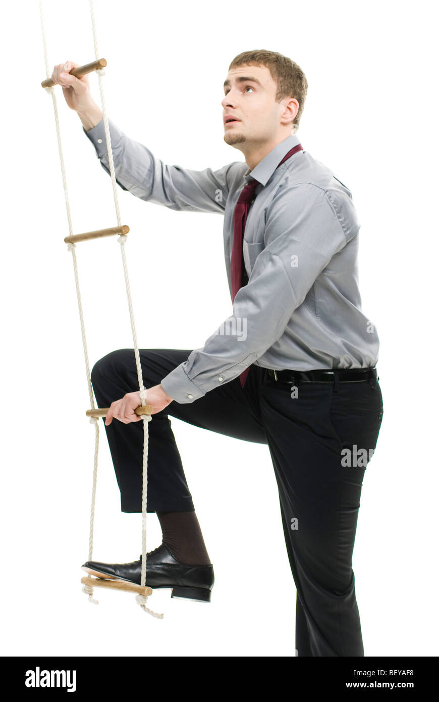 Climbing ladder cutout hi-res stock photography and images - Alamy