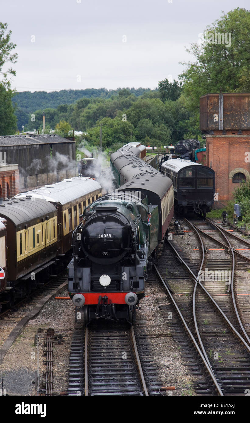 Bluebell railway steam locomotives hi-res stock photography and images ...