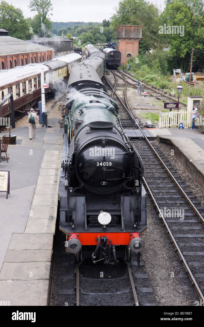 Bluebell railway steam locomotives hi-res stock photography and images ...