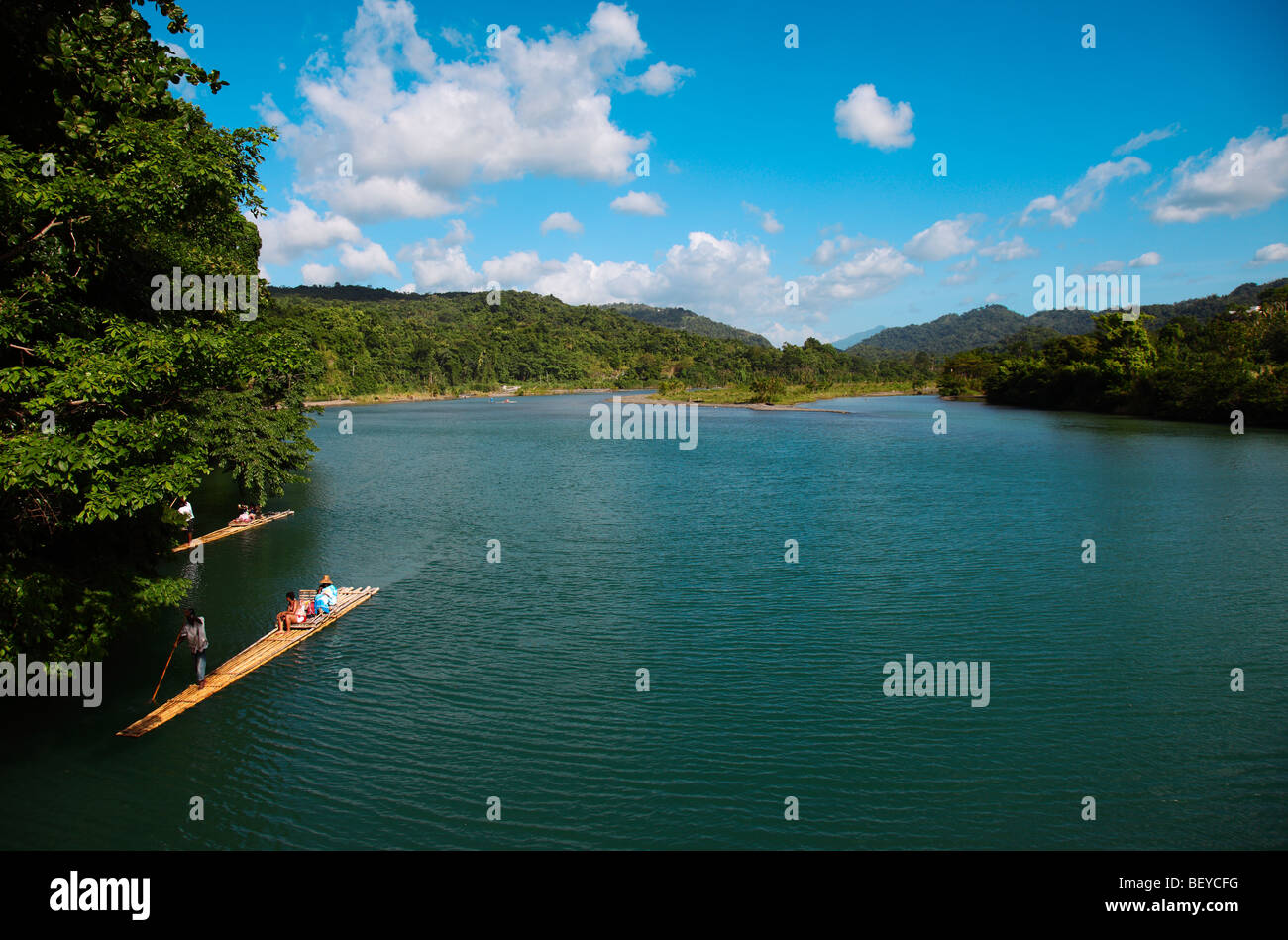 Rafting rio grande jamaica hi-res stock photography and images - Alamy