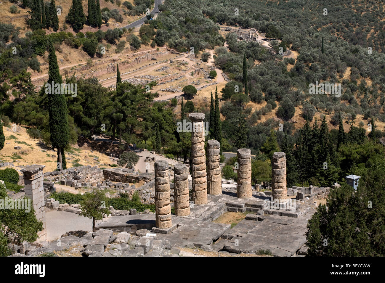 Remains The Gymnasium At Delphi High Resolution Stock Photography and ...