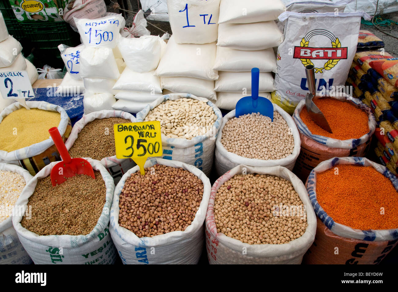Beykoz Market Istanbul Turkey Asian Muslim Islam side of the Bosphorus ...