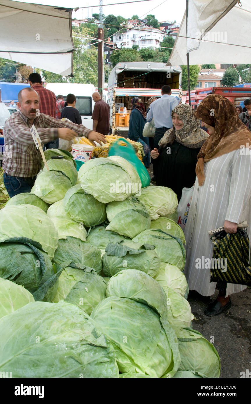 Beykoz Market Istanbul Turkey Asian Muslim Islam side of the Bosphorus ...