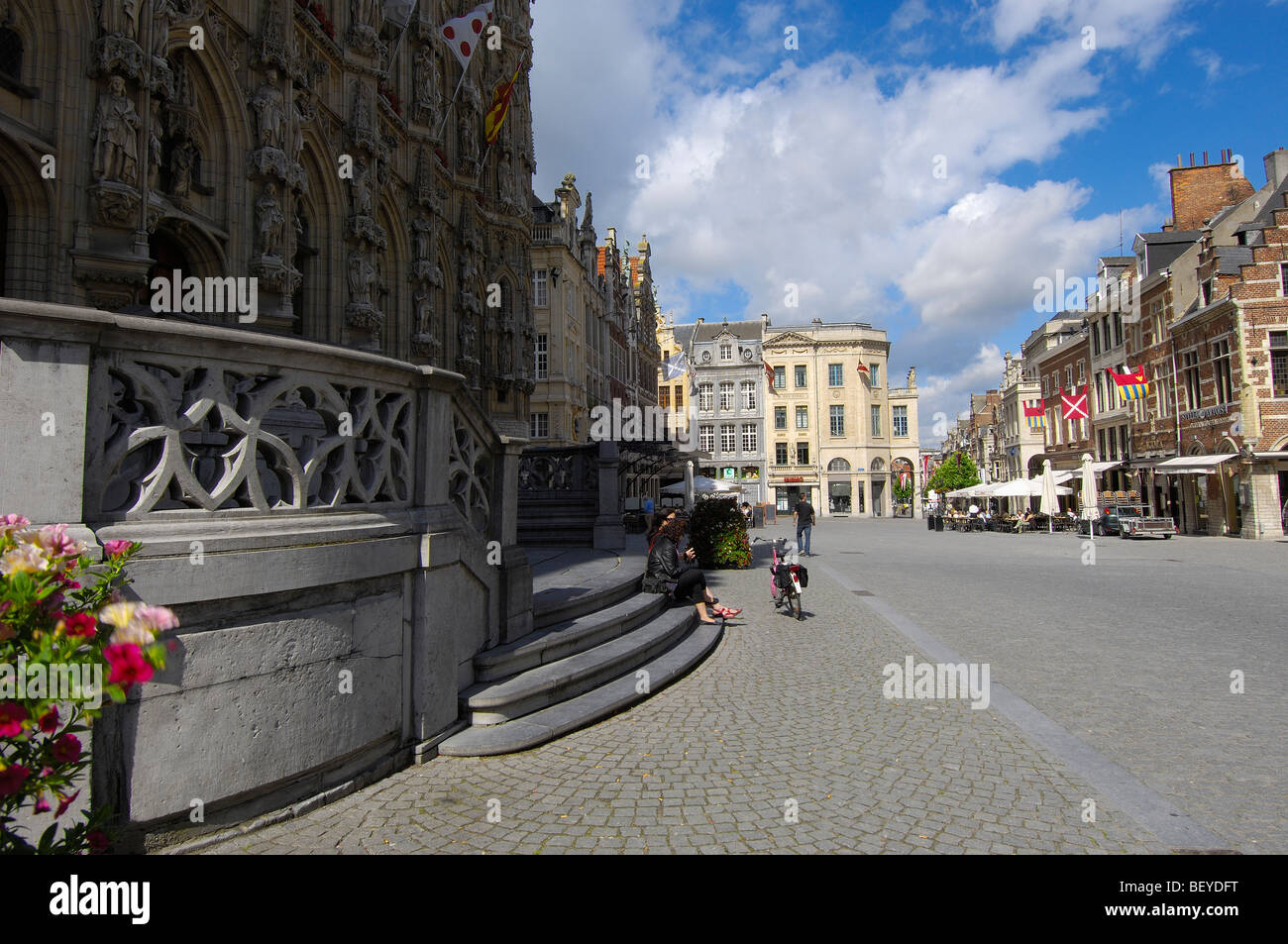 Grote Markt( Main square). Leuven/louvain. Brabant. Flanders. Belgium ...