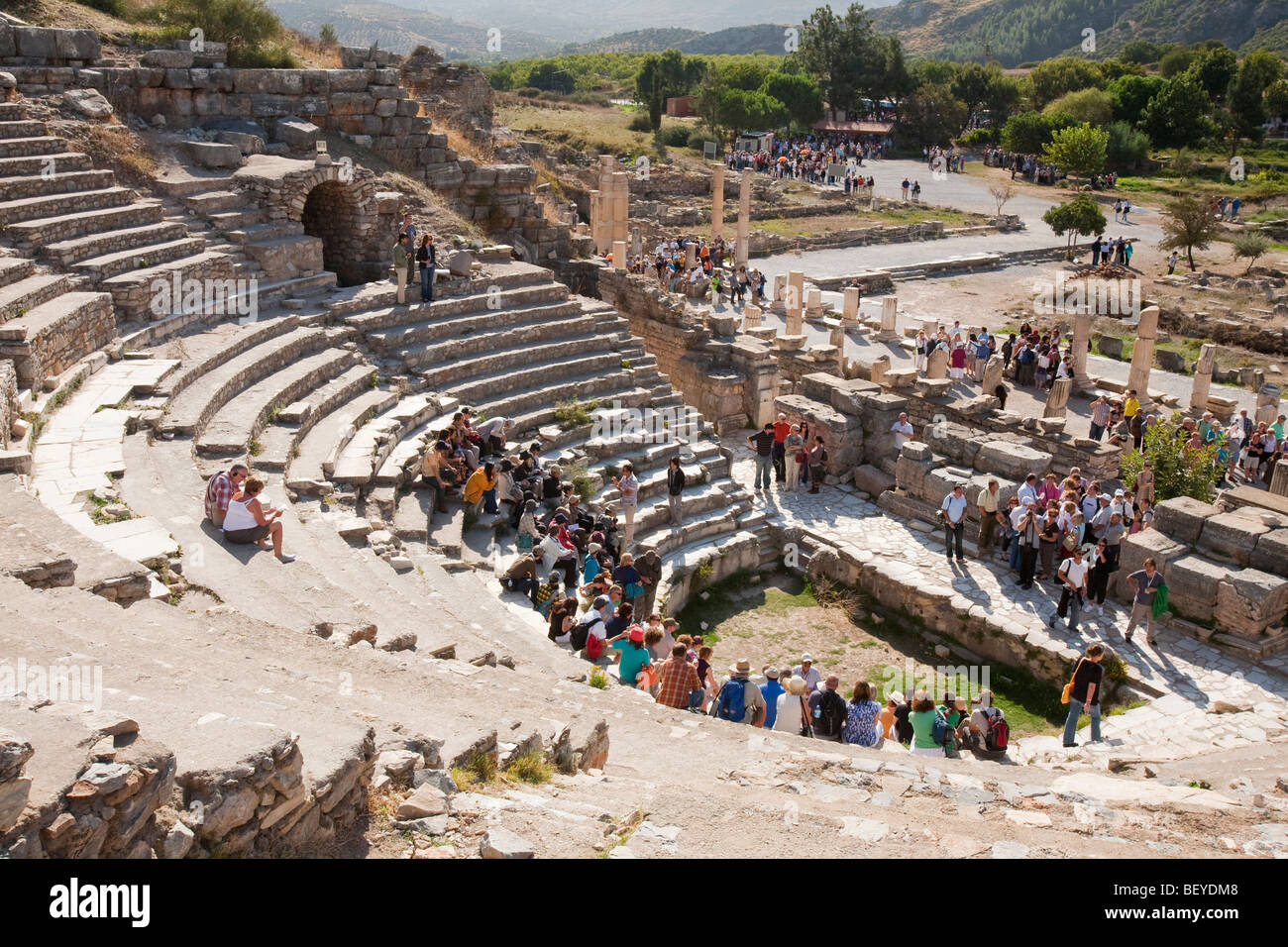 The ampitheatre at Ephasus in Turkey Stock Photo - Alamy