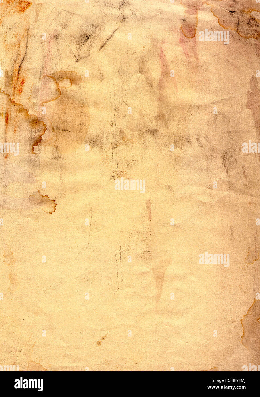 Old grunge paper with blobs in grunge style Stock Photo - Alamy