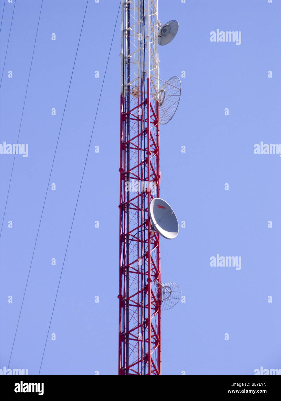 Telecommunications , satellite transmission station, and satellite dish ...