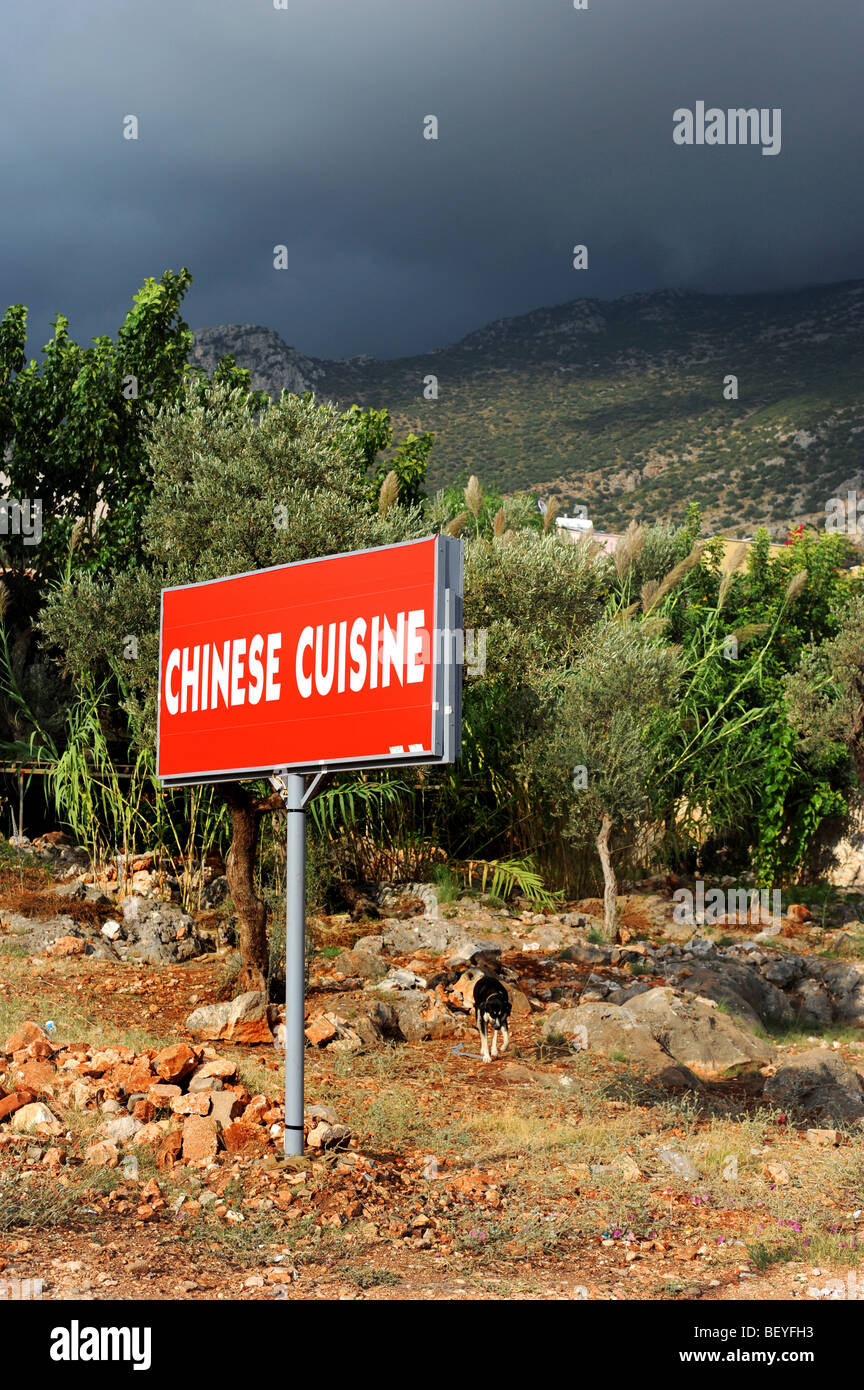 Chinese restaurant sign hi-res stock photography and images - Alamy