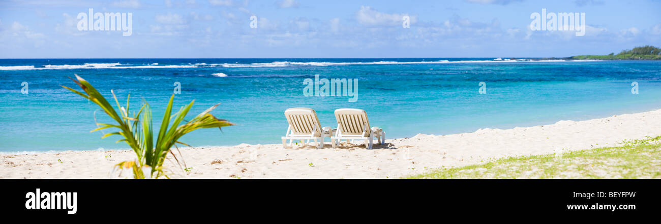 Mauritius island beach sunbathing hi-res stock photography and images ...