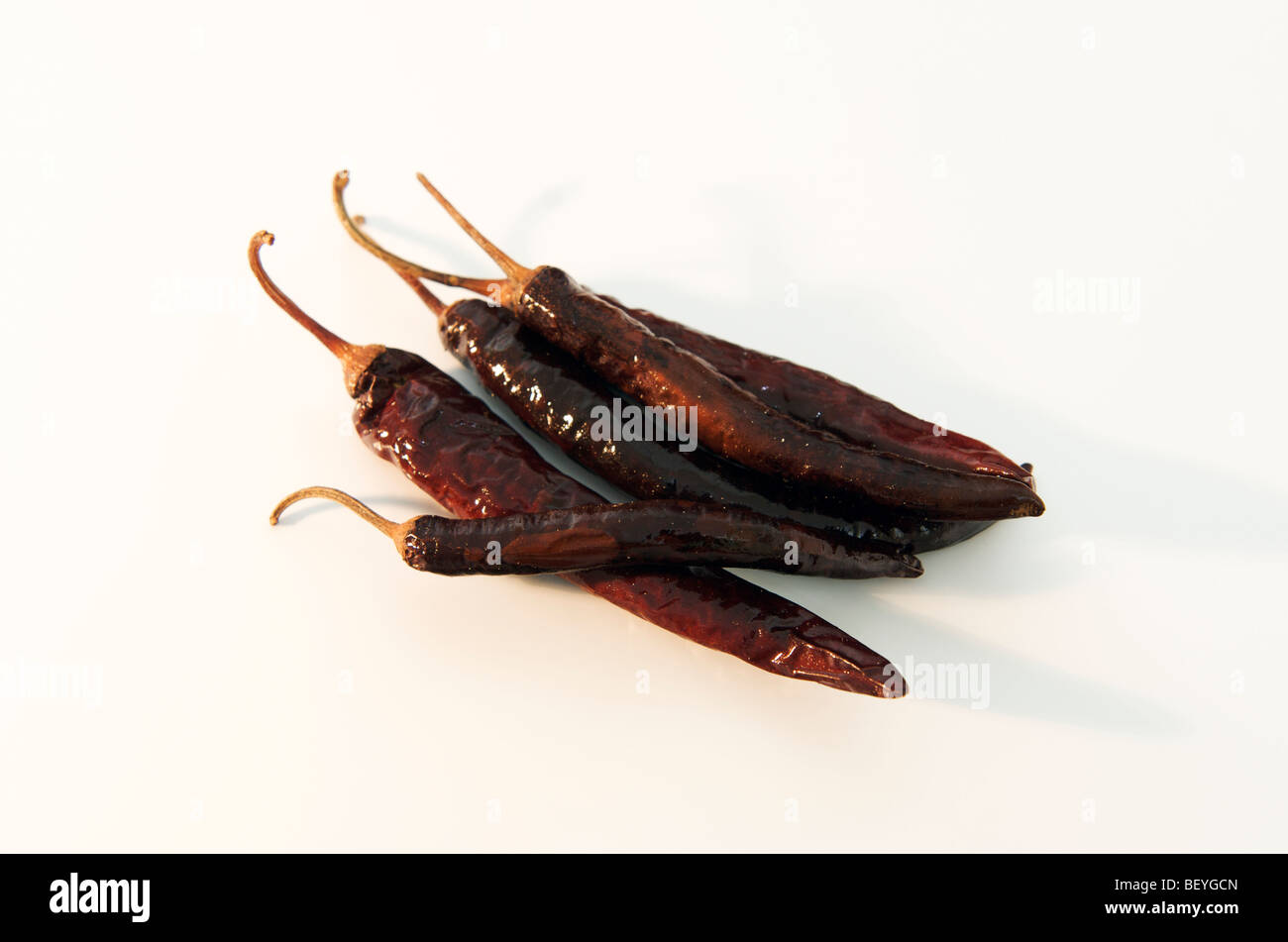 Fried red chillies Stock Photo - Alamy
