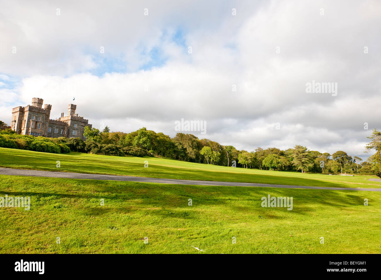 Lews Castle in Stornoway on the Isle of Lewis in Scotland Stock Photo ...