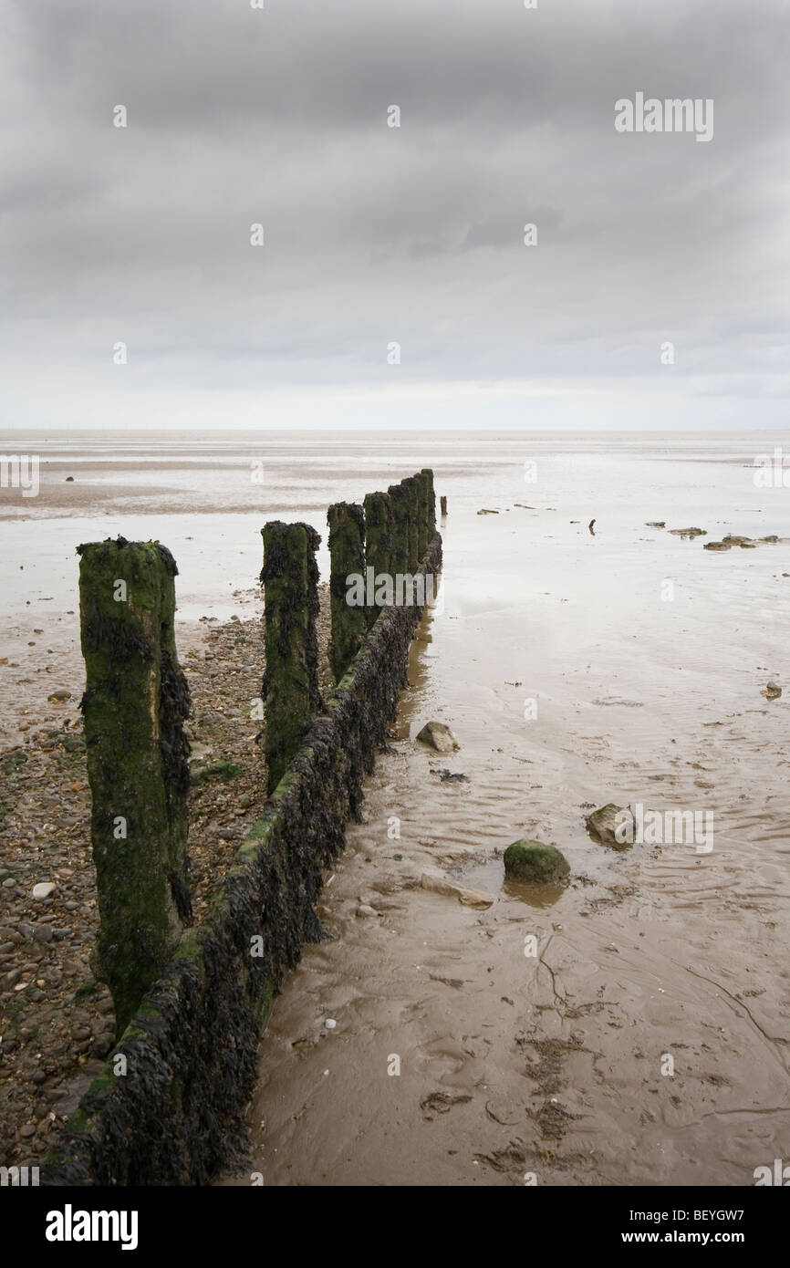 Deserted beach scene Stock Photo - Alamy