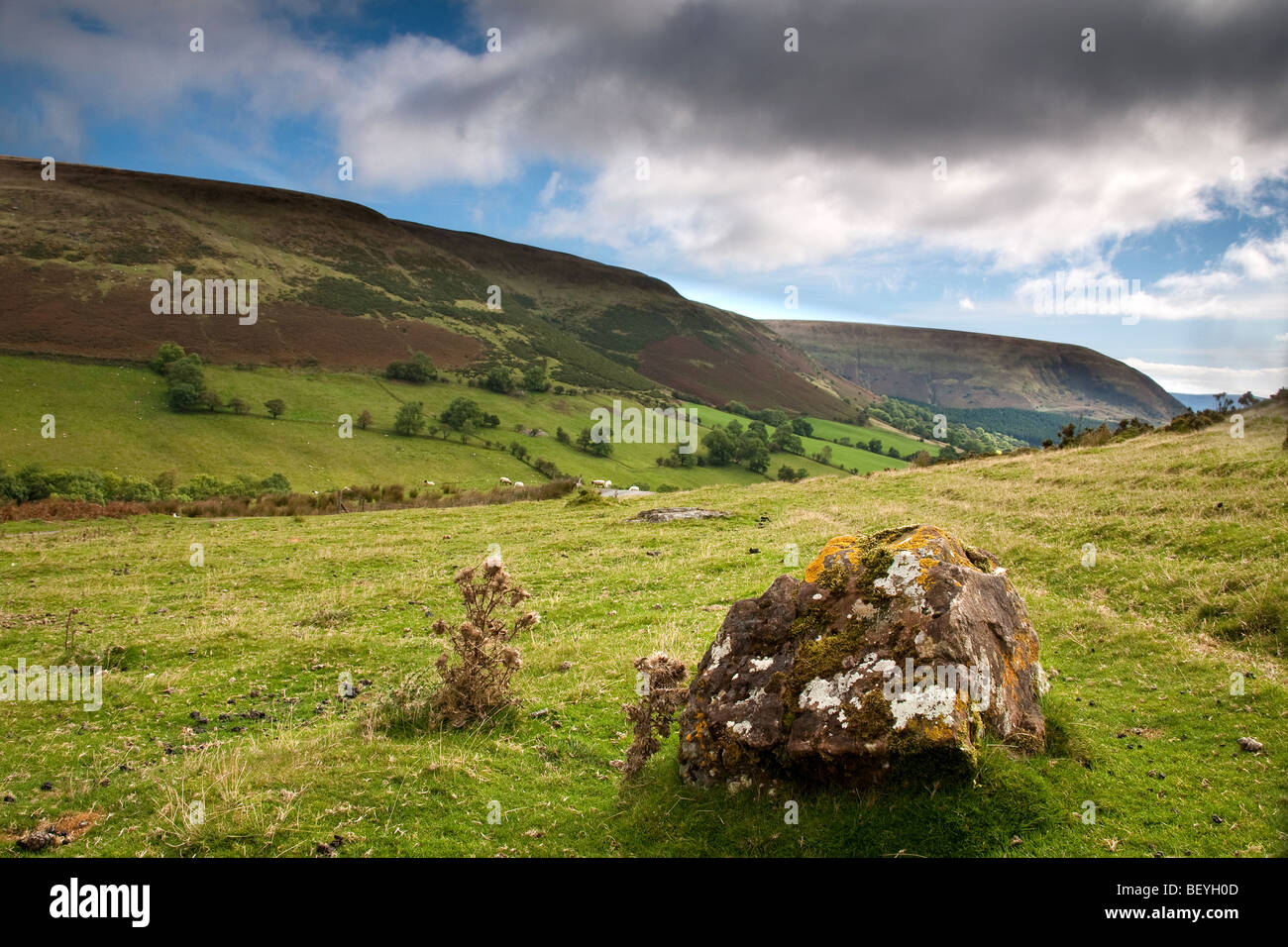 Welsh mountain landscape Stock Photo - Alamy
