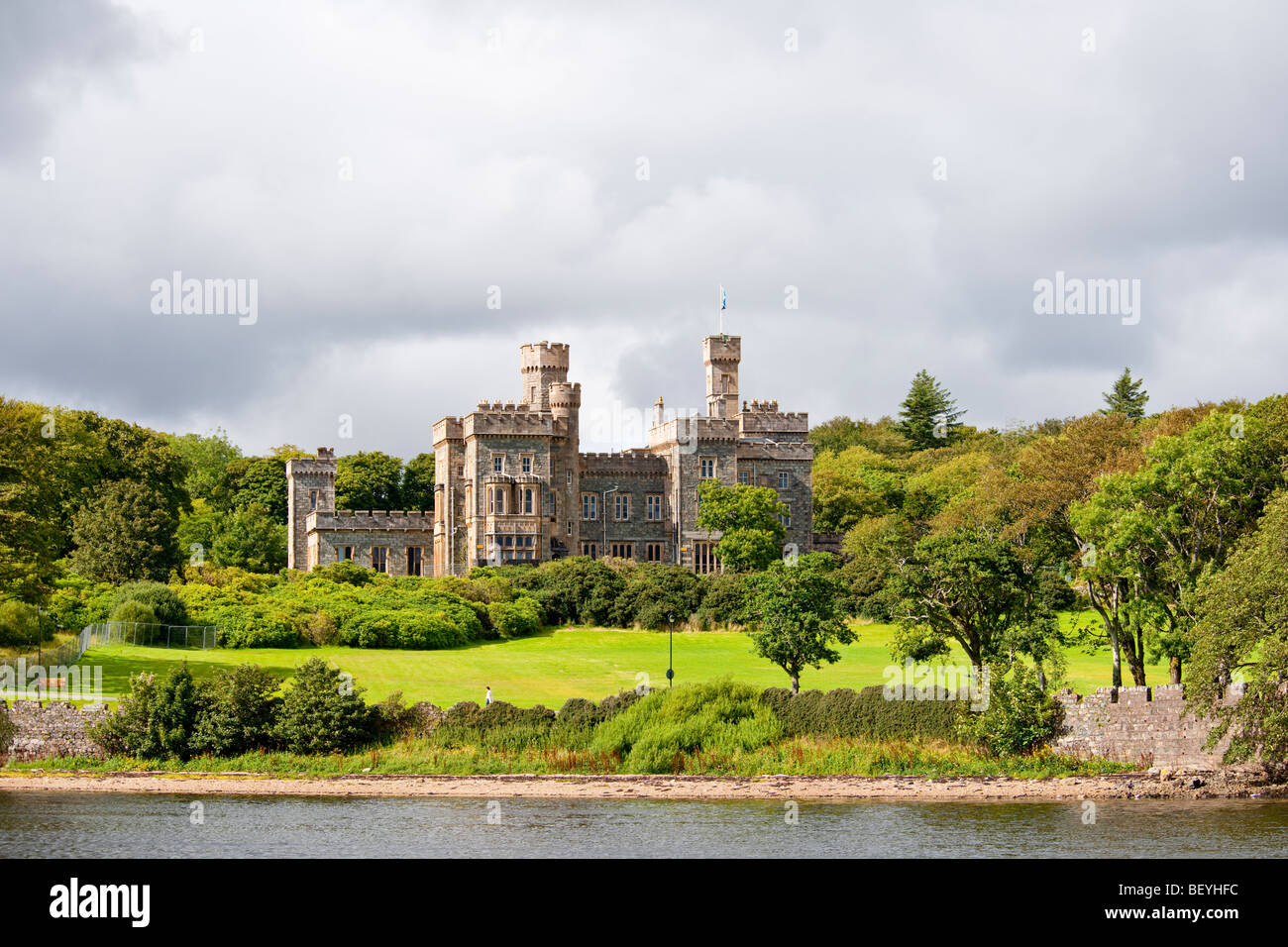 Lews Castle in Stornoway on the Isle of Lewis in Scotland Stock Photo ...
