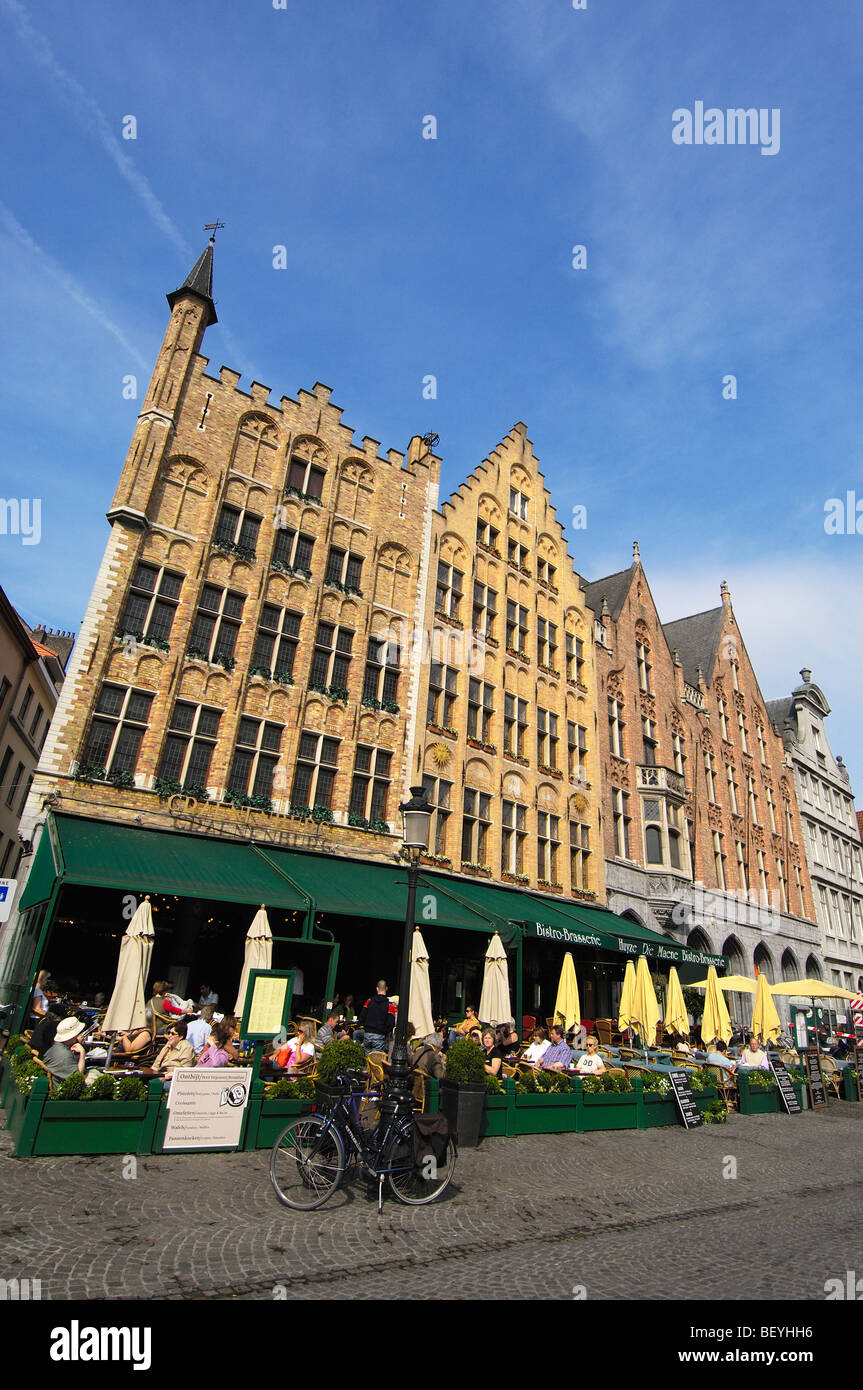 The Markt (Market Square). Brugge, (the Venice of the North). Western ...
