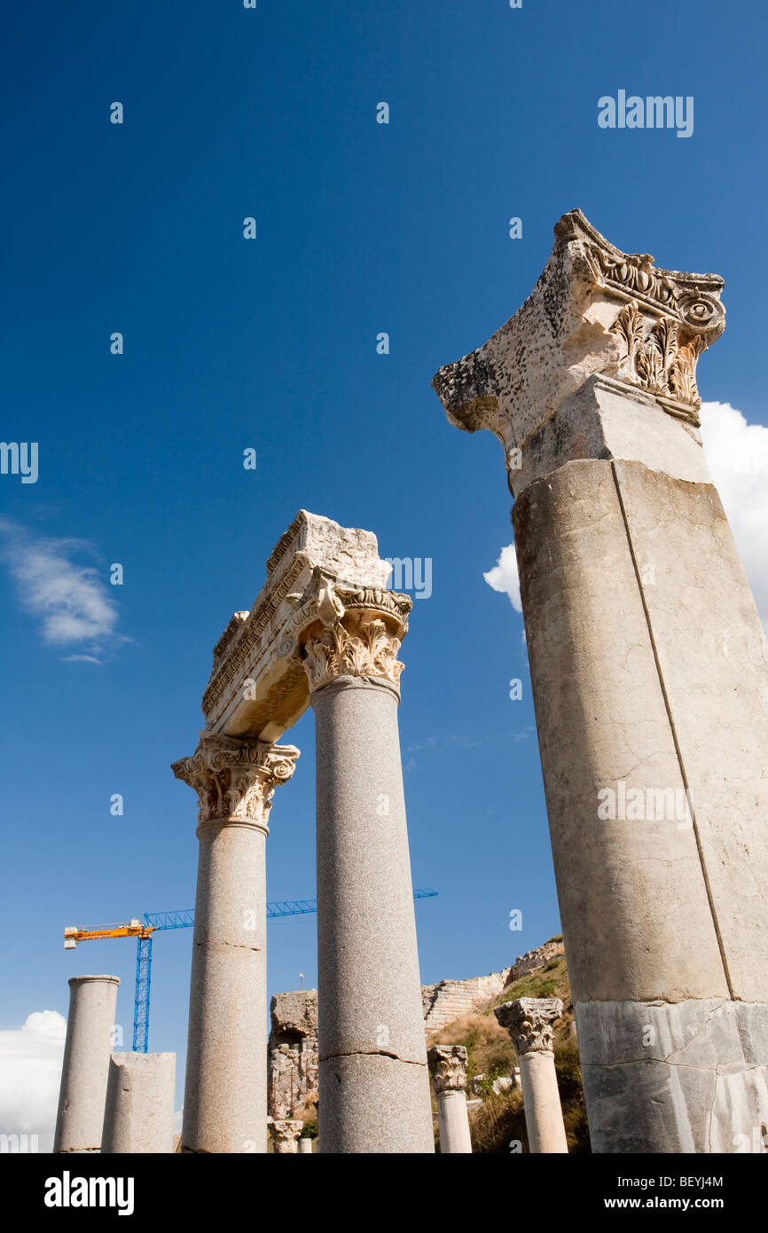 Ephasus, which is an ancient Roman and Greek city in Turkey Stock Photo ...