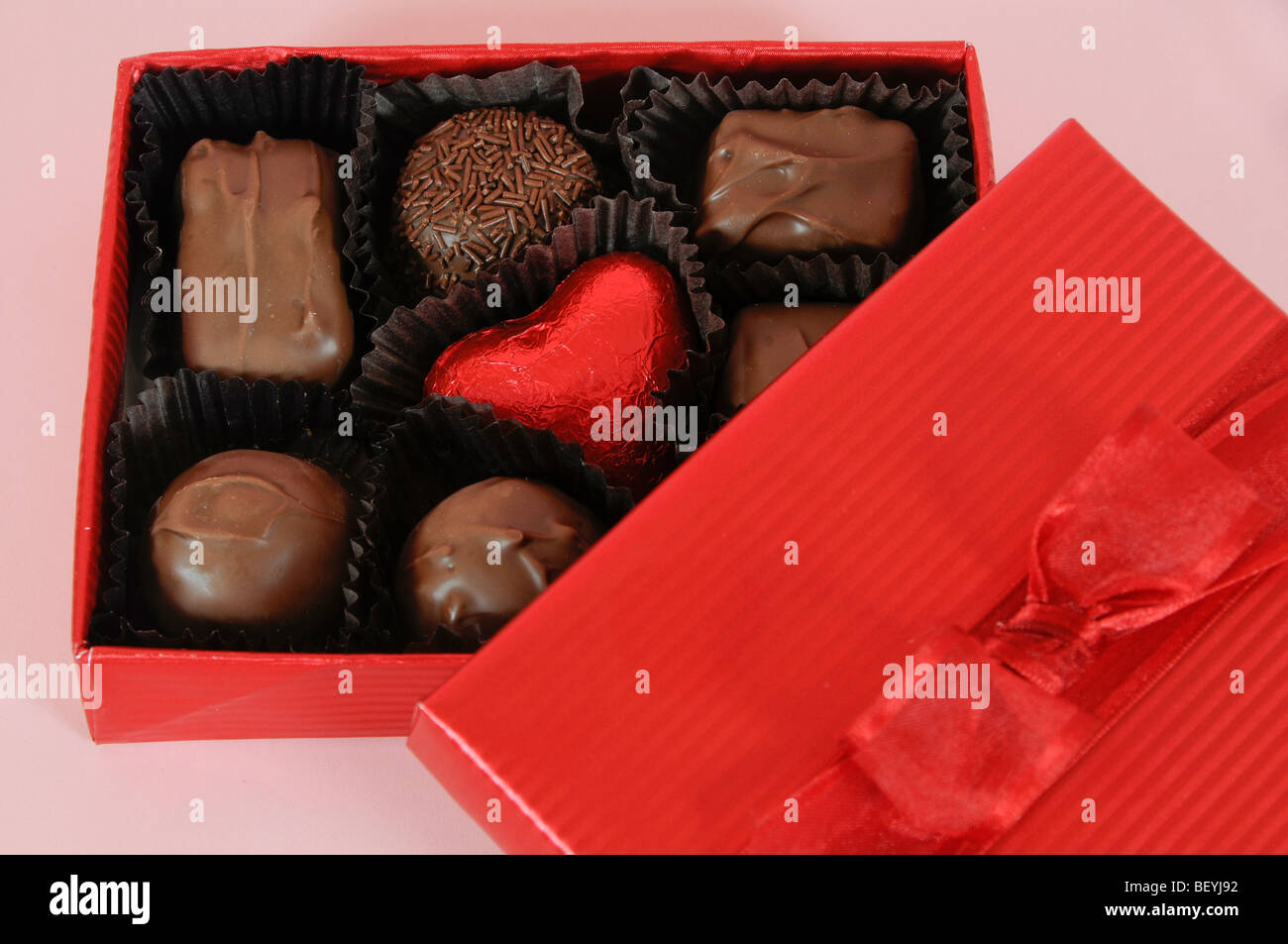 Gift Box of Candy Stock Photo - Alamy