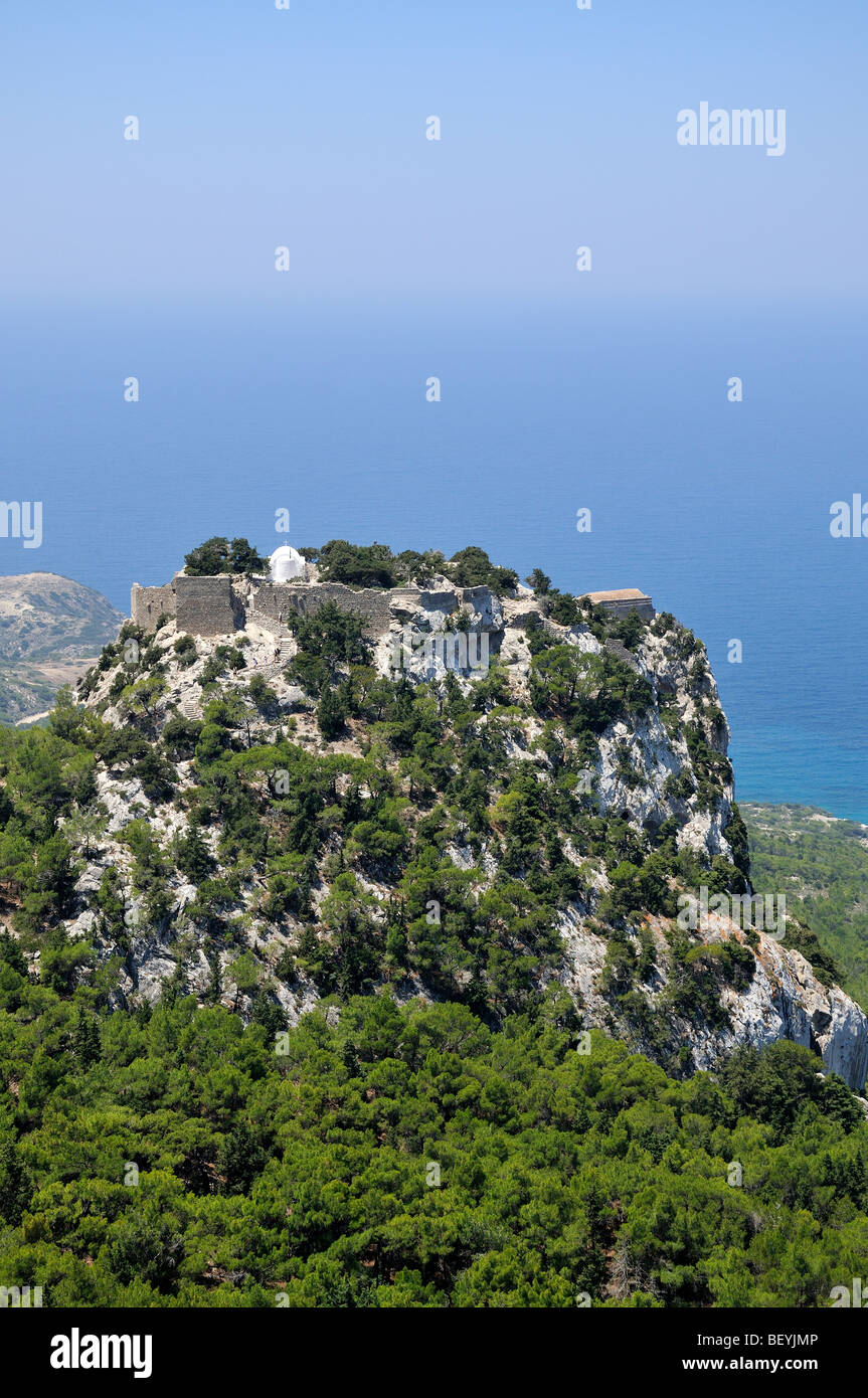 Castle of Monolithos at Rhodes island, Greece Stock Photo - Alamy