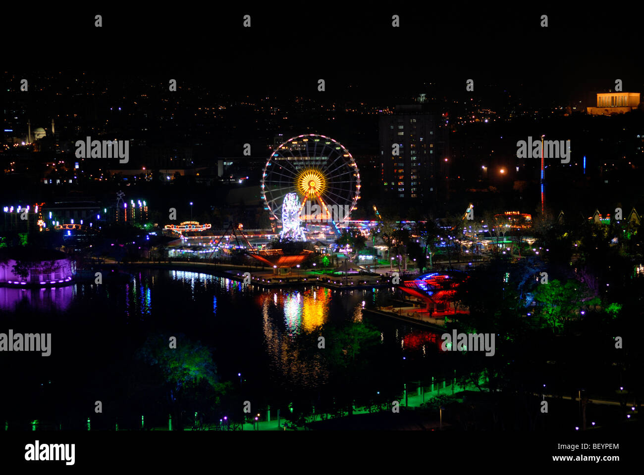 ANKARA BY NIGHT Stock Photo - Alamy