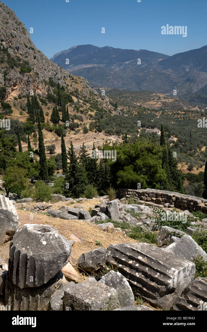 Ancient delphi gymnasium hi-res stock photography and images - Alamy