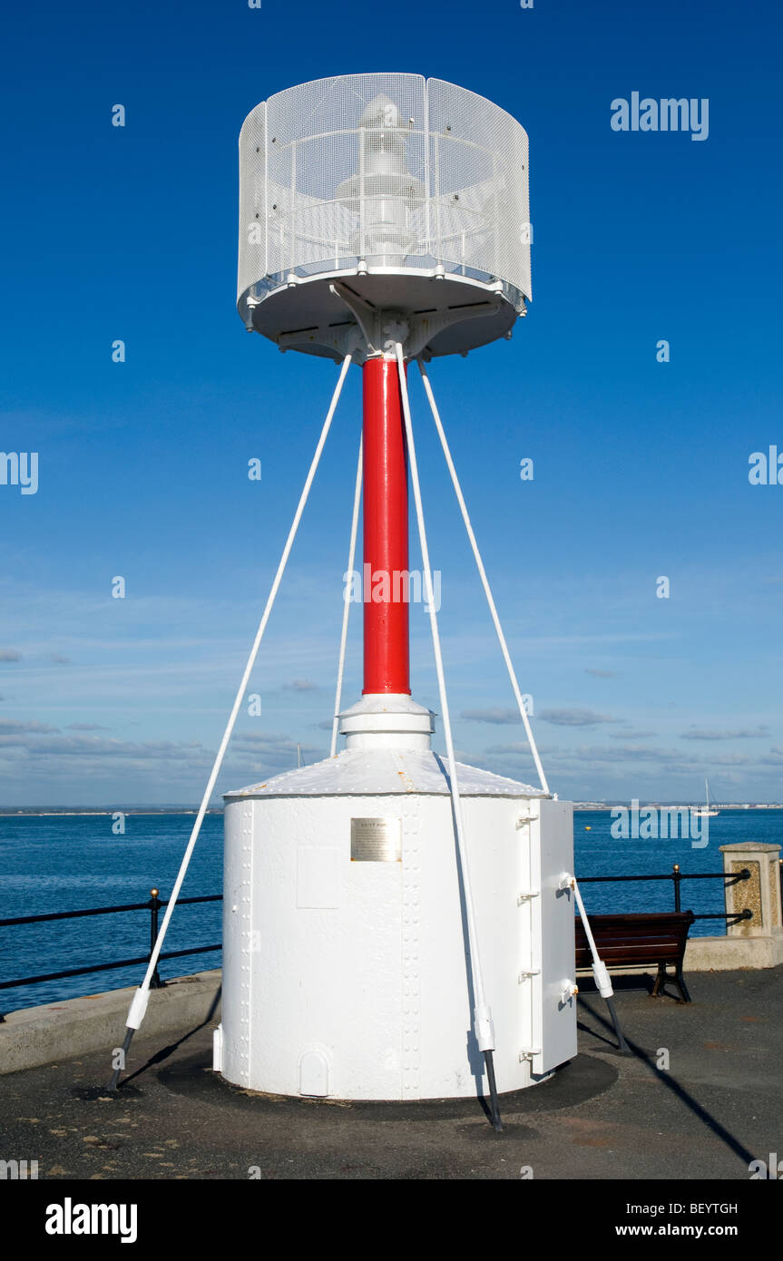 Old Light Beacon for warning ships, Egypt Point, Cowes, Isle of Wight ...