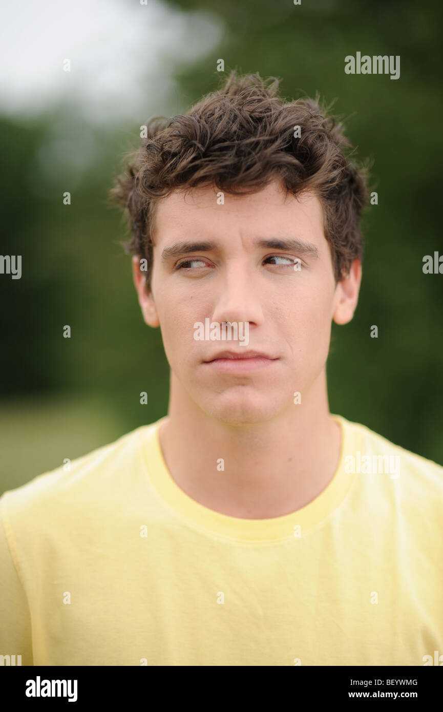 Man in yellow field hi-res stock photography and images - Alamy