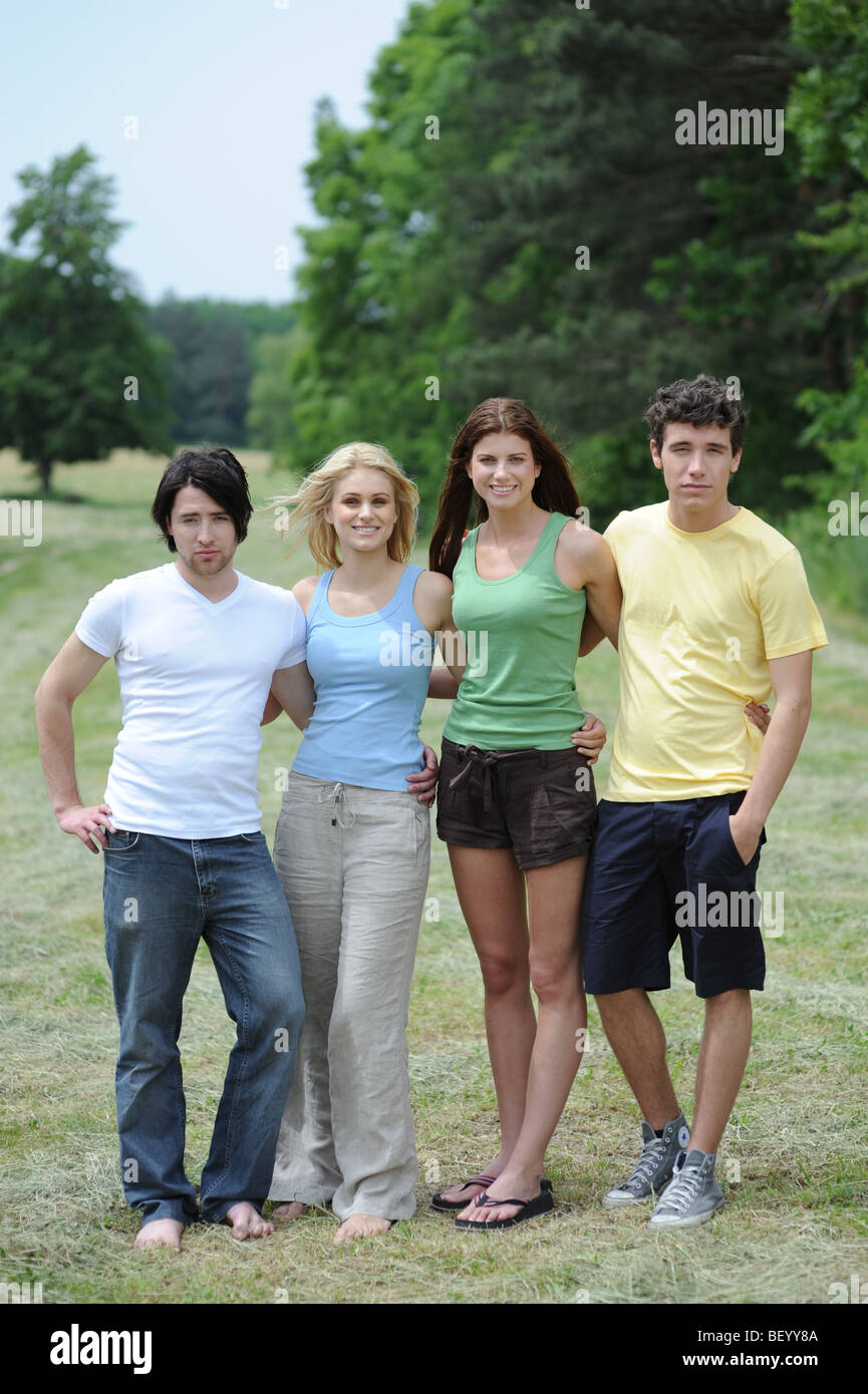 A Group of Friends Stock Photo - Alamy