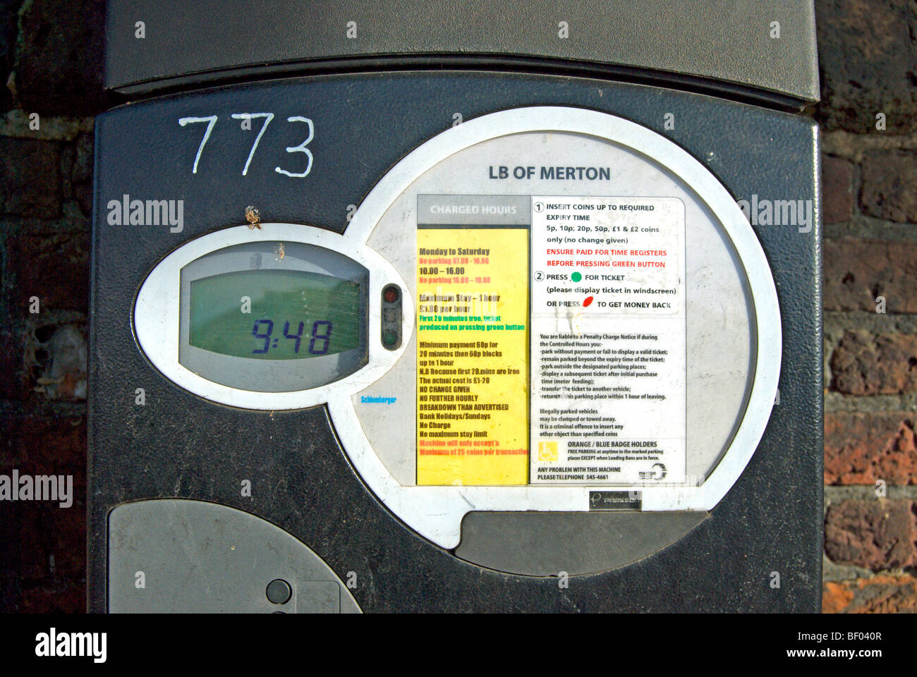 Parking meter england hi-res stock photography and images - Alamy