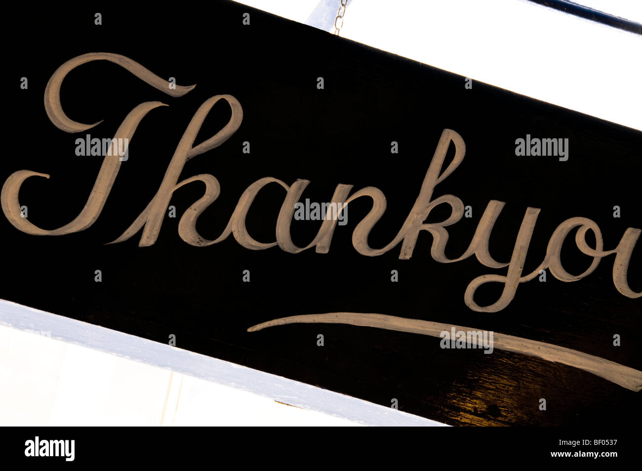 Uk thank you sign hi-res stock photography and images - Alamy