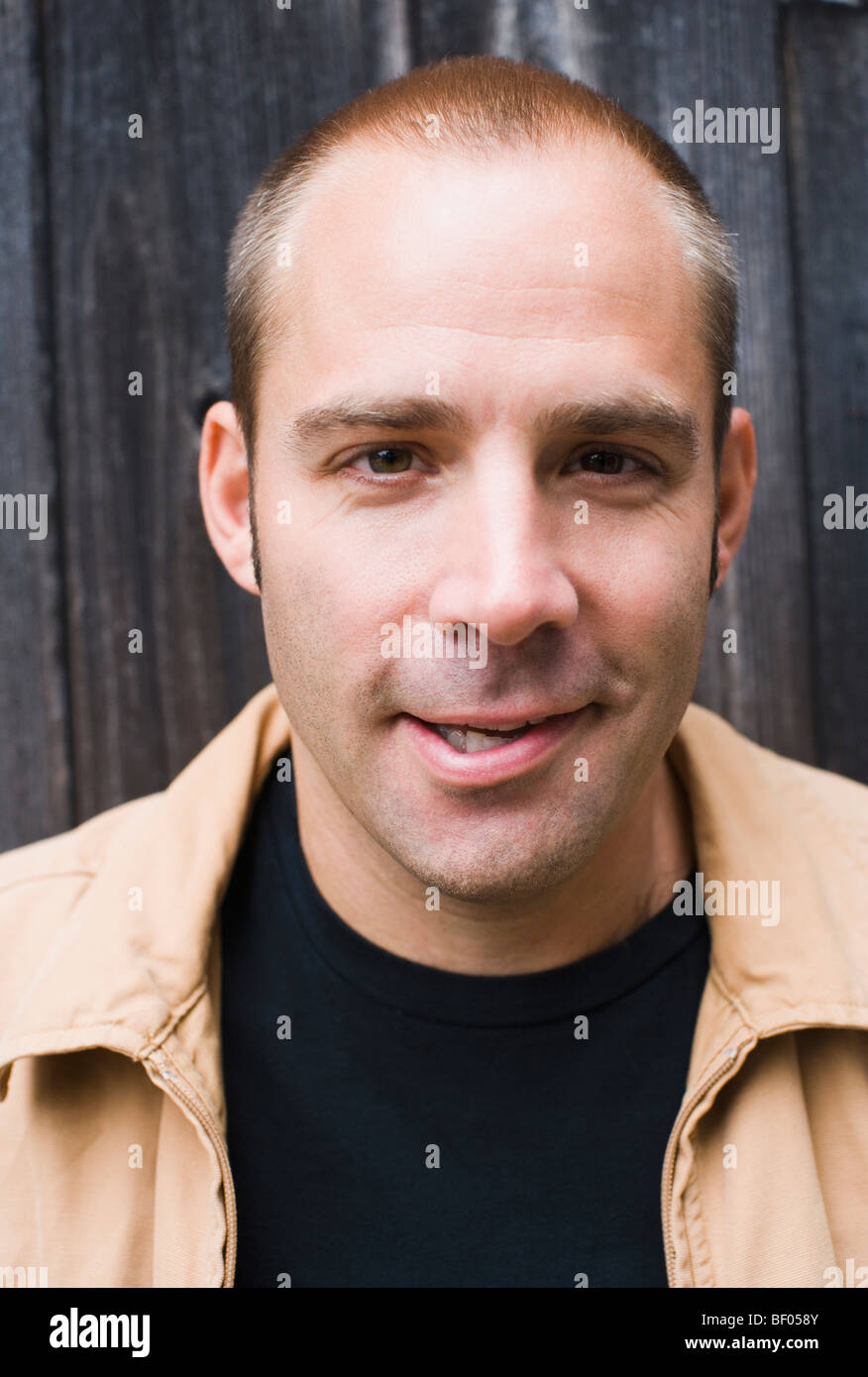 Portrait of a happy man smiling Stock Photo - Alamy