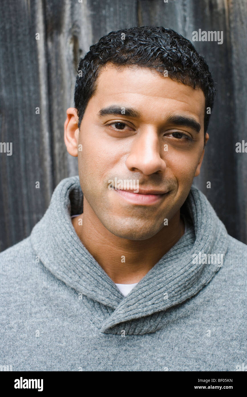 Portrait of a happy man smiling Stock Photo - Alamy