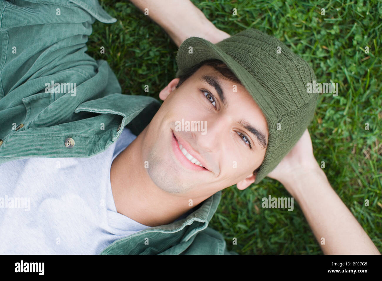 Portrait of a happy man smiling Stock Photo - Alamy