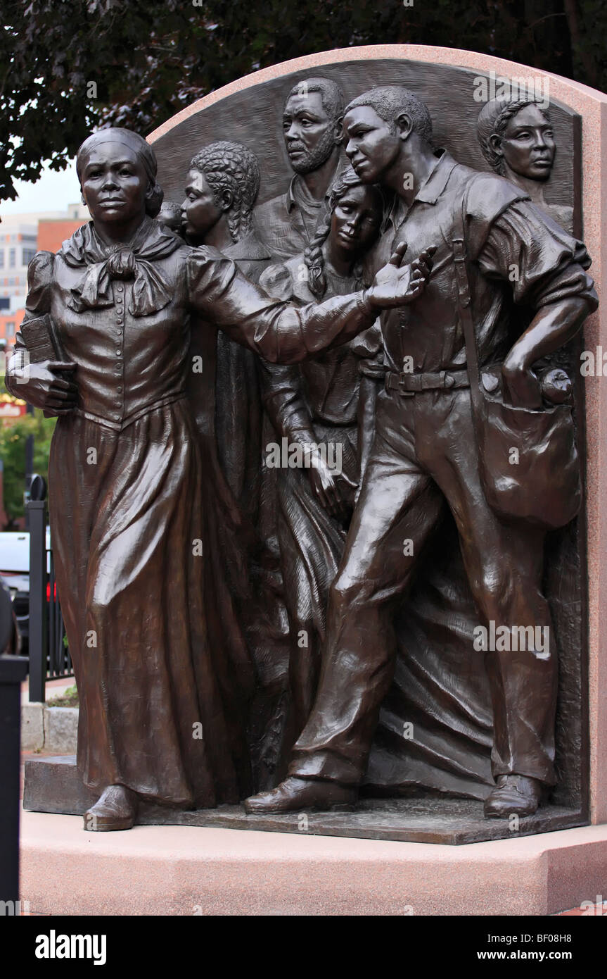 Harriet Tubman Monument in Boston Massachusetts. Underground Railroad ...