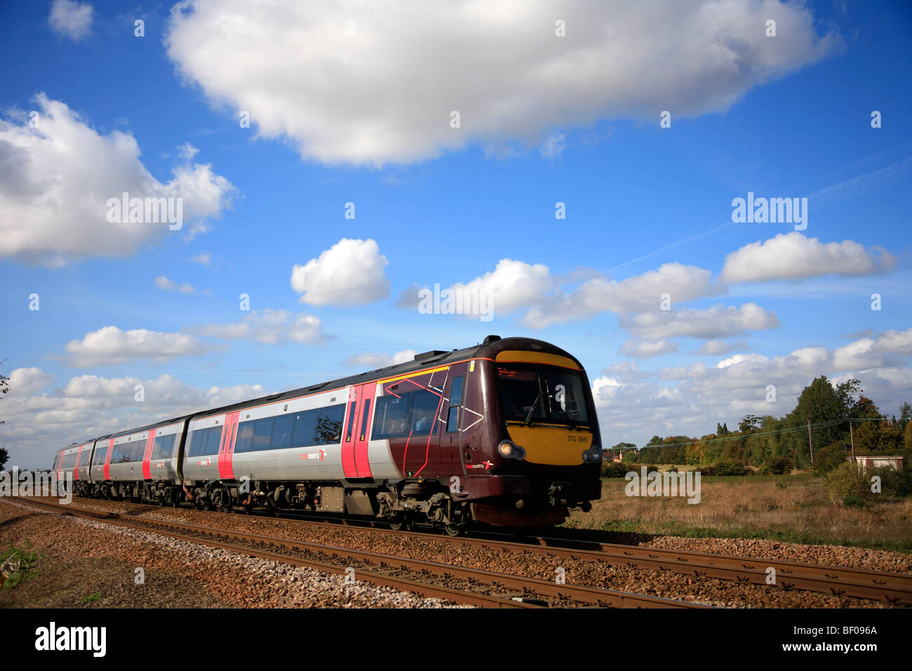 C2C 170398 class High Speed Turbostar Diesel Train Unit East Anglian ...