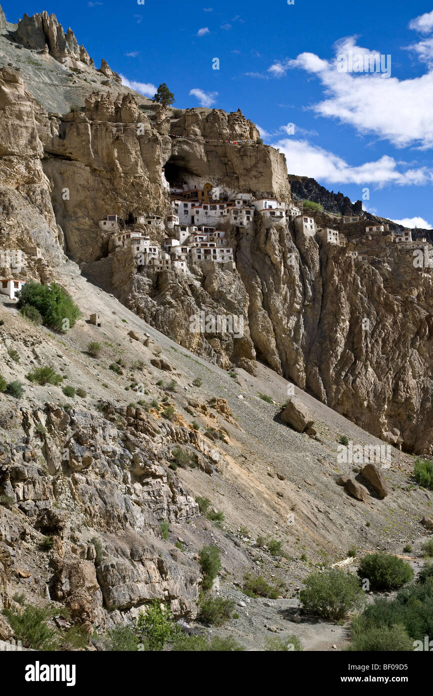 Phuktal monastery. Zanskar. India Stock Photo - Alamy