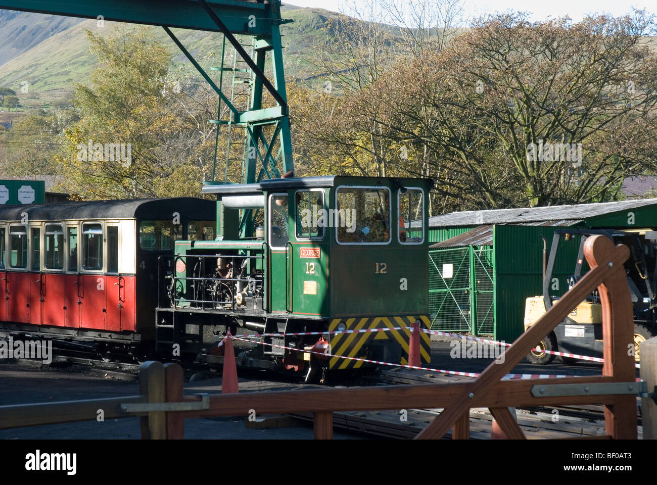 Snowdon Mountain Railway Train Stock Photo - Alamy