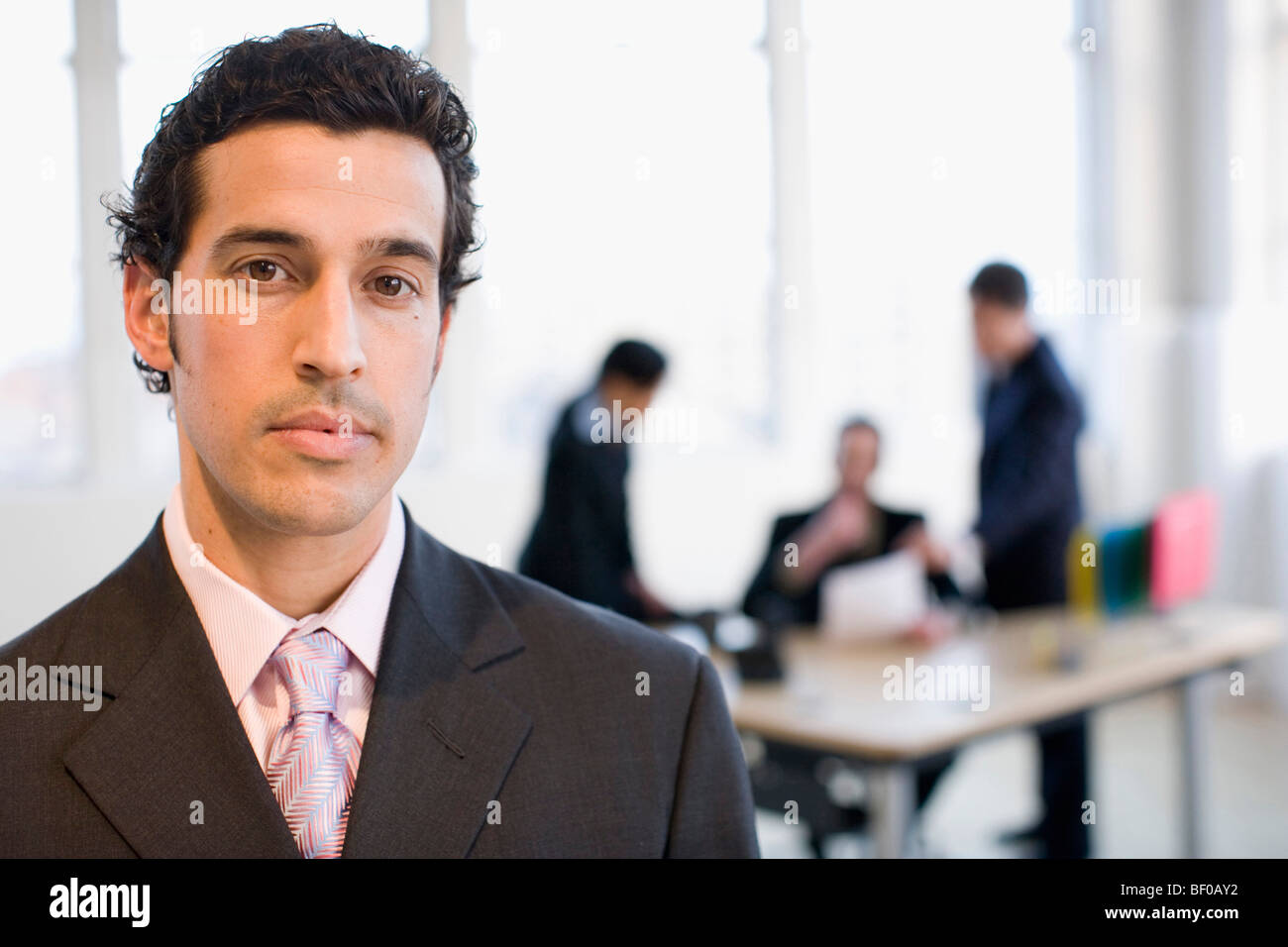 Portrait of a businessman in an office Stock Photo - Alamy