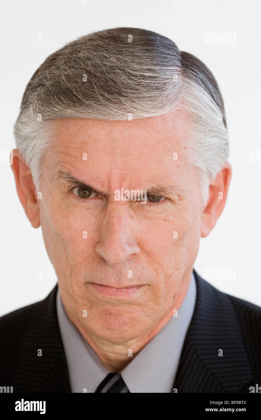 Frowning business man hi-res stock photography and images - Alamy