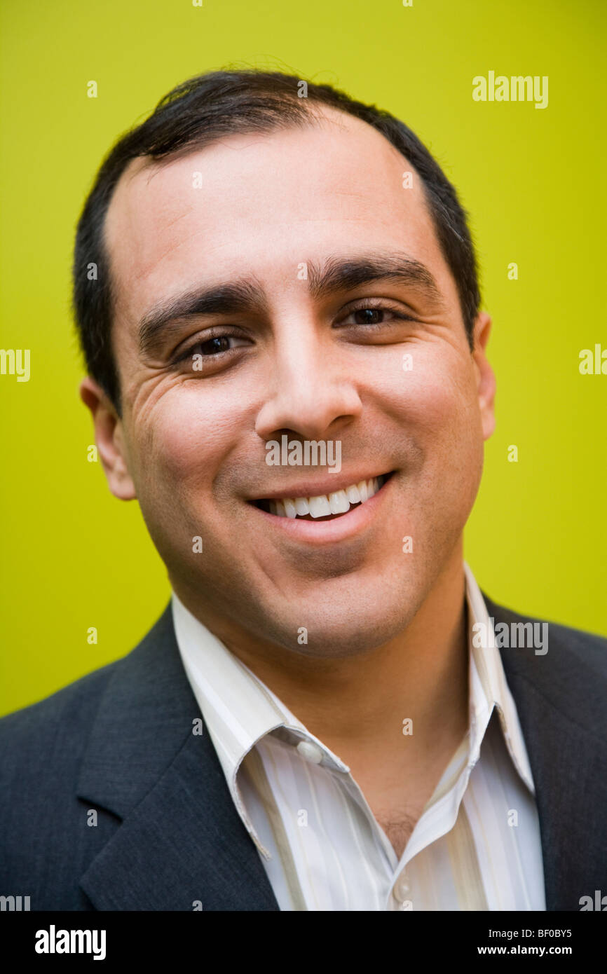 Portrait of a man smiling Stock Photo - Alamy