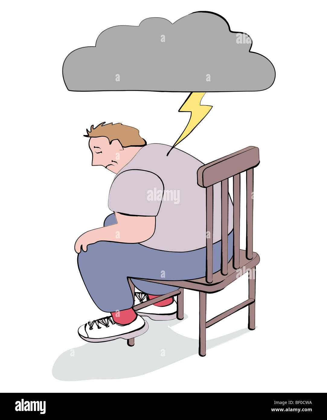 Depressed2, Linda Braucht (20th Century/American), Computer Graphics ...