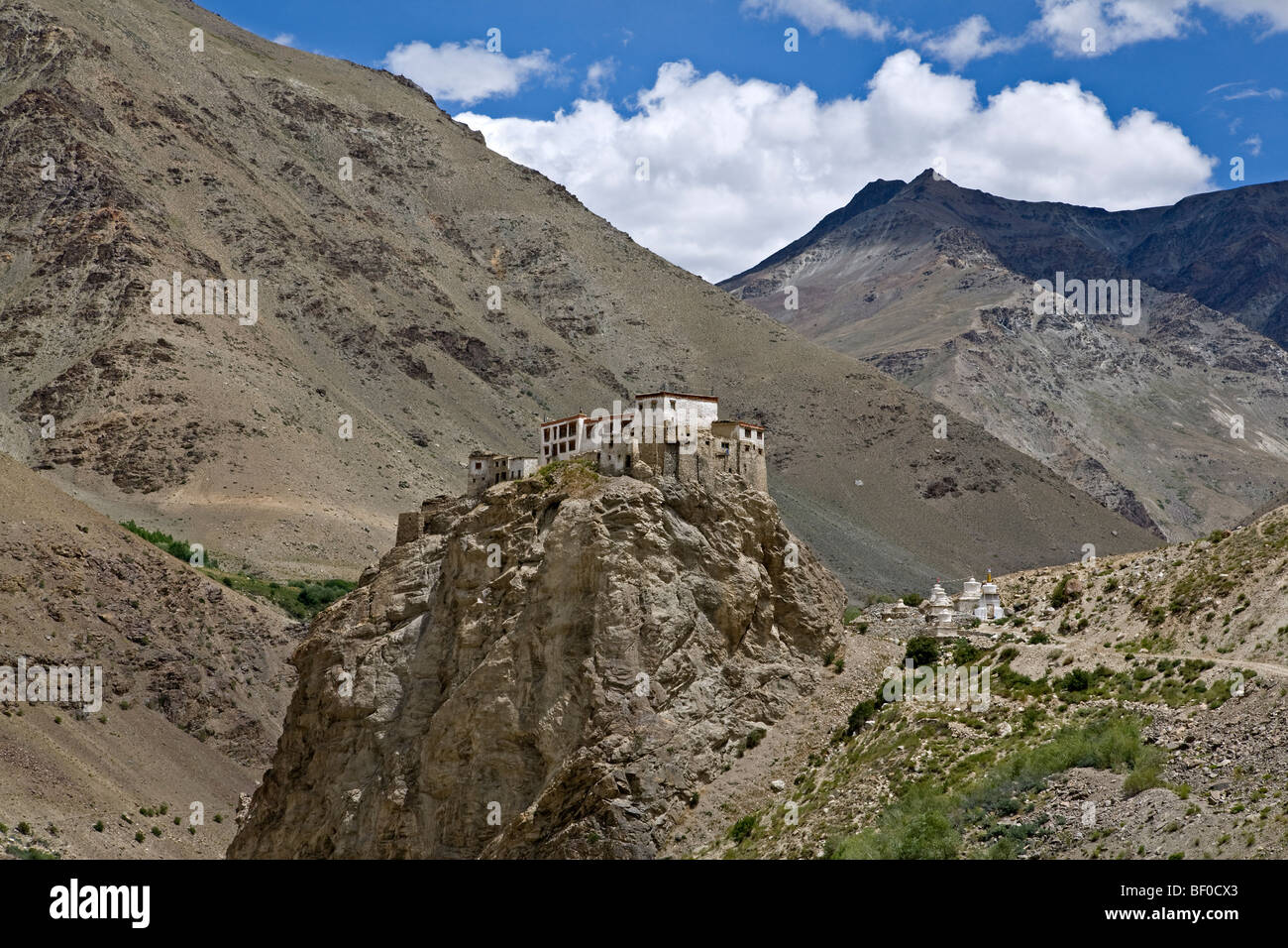 Bardan monastery. Zanskar. India Stock Photo - Alamy
