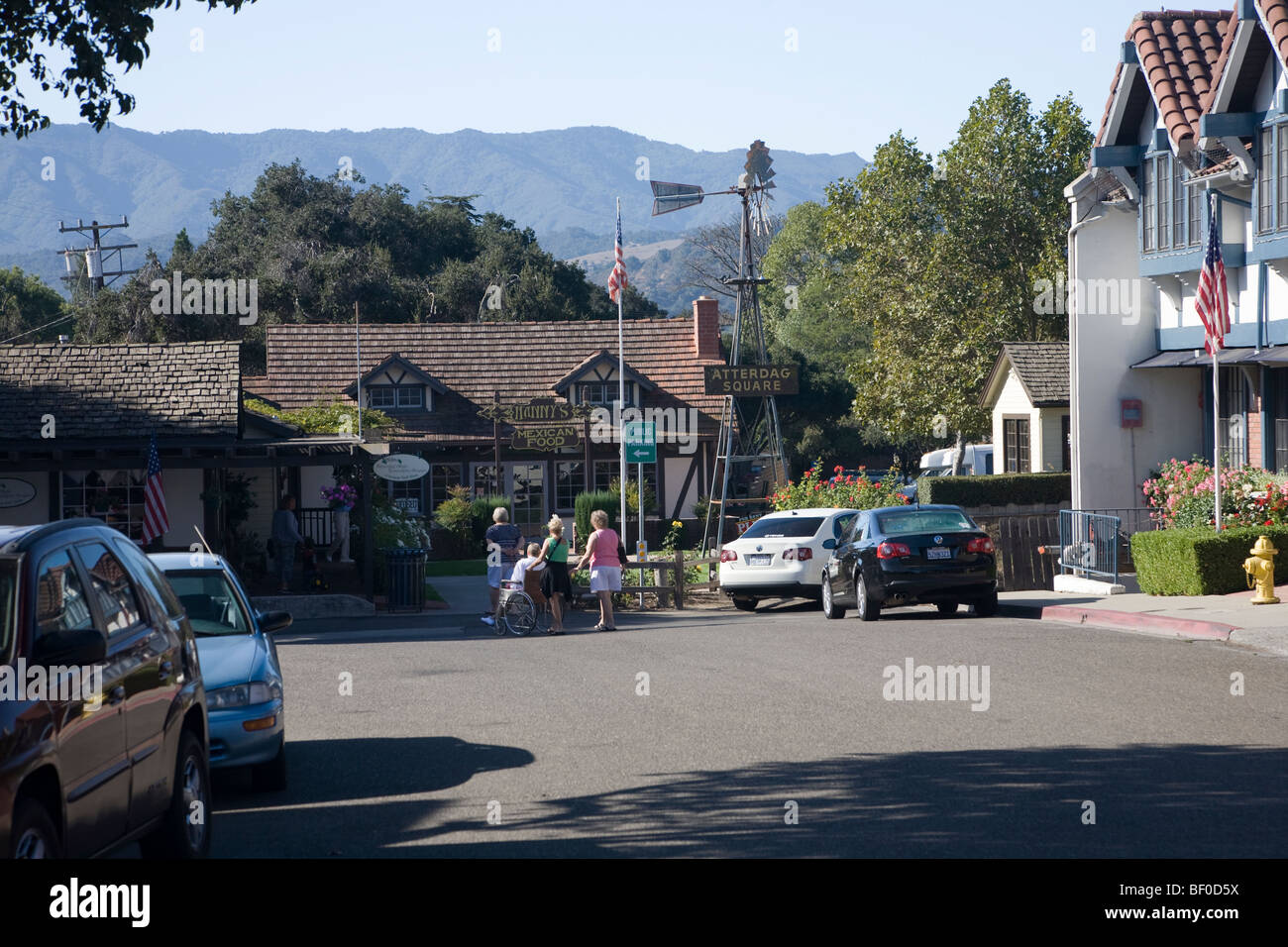 Solvang city street hi-res stock photography and images - Alamy