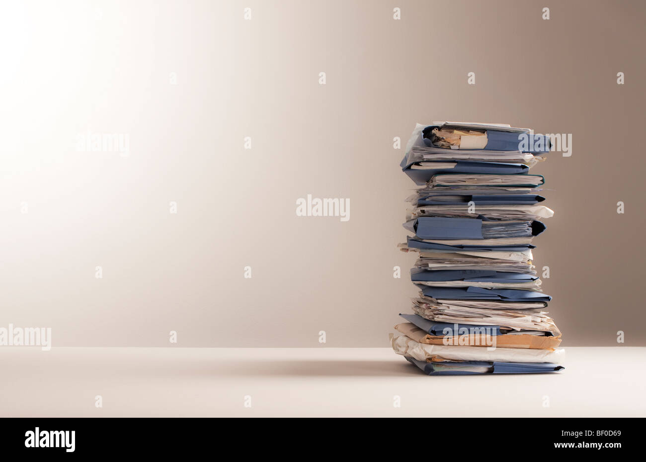 Office files, studio shot Stock Photo - Alamy