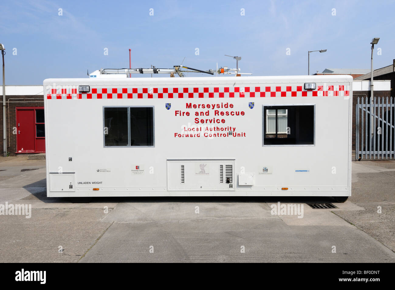 Local Authority Emergency Forward Control Unit Stock Photo - Alamy