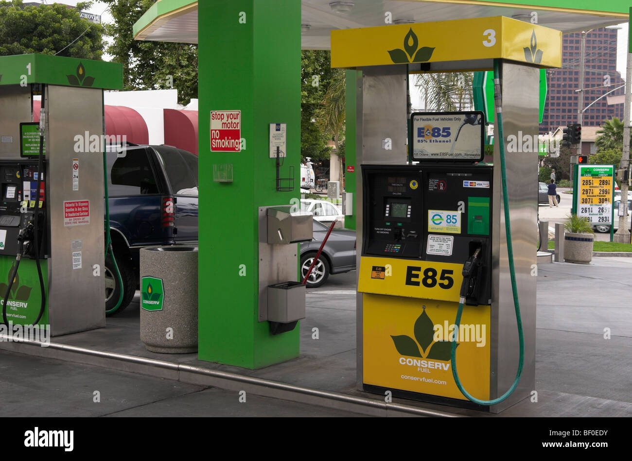 Alternative fuels station Stock Photo - Alamy