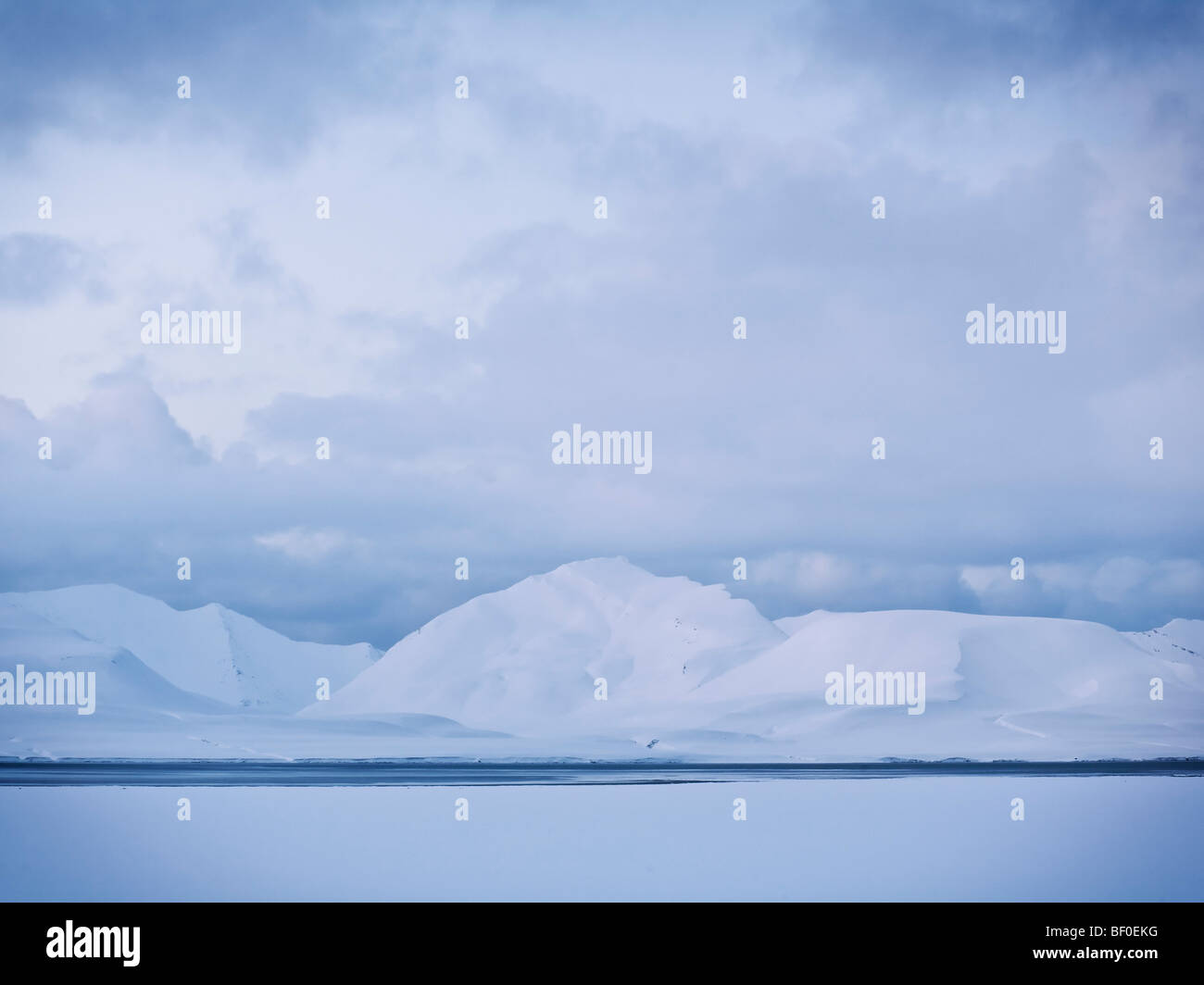Winter ocean landscape Stock Photo - Alamy